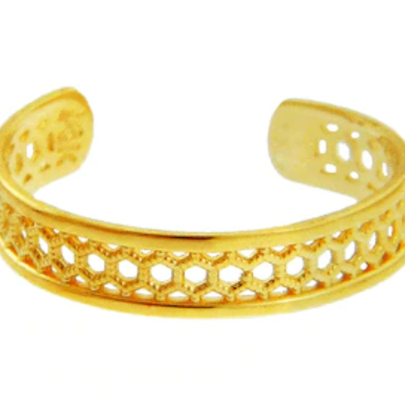 Element Shine | Jewelry | K Yellow Gold Chainmail Toe Ring | Poshmark